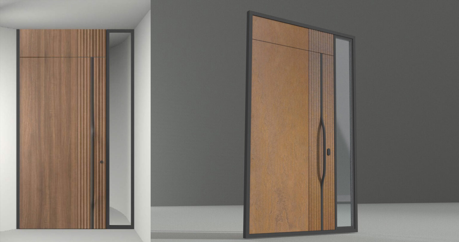 MASTERGRAIN Fiberglass Pivot Door – MasterGrain